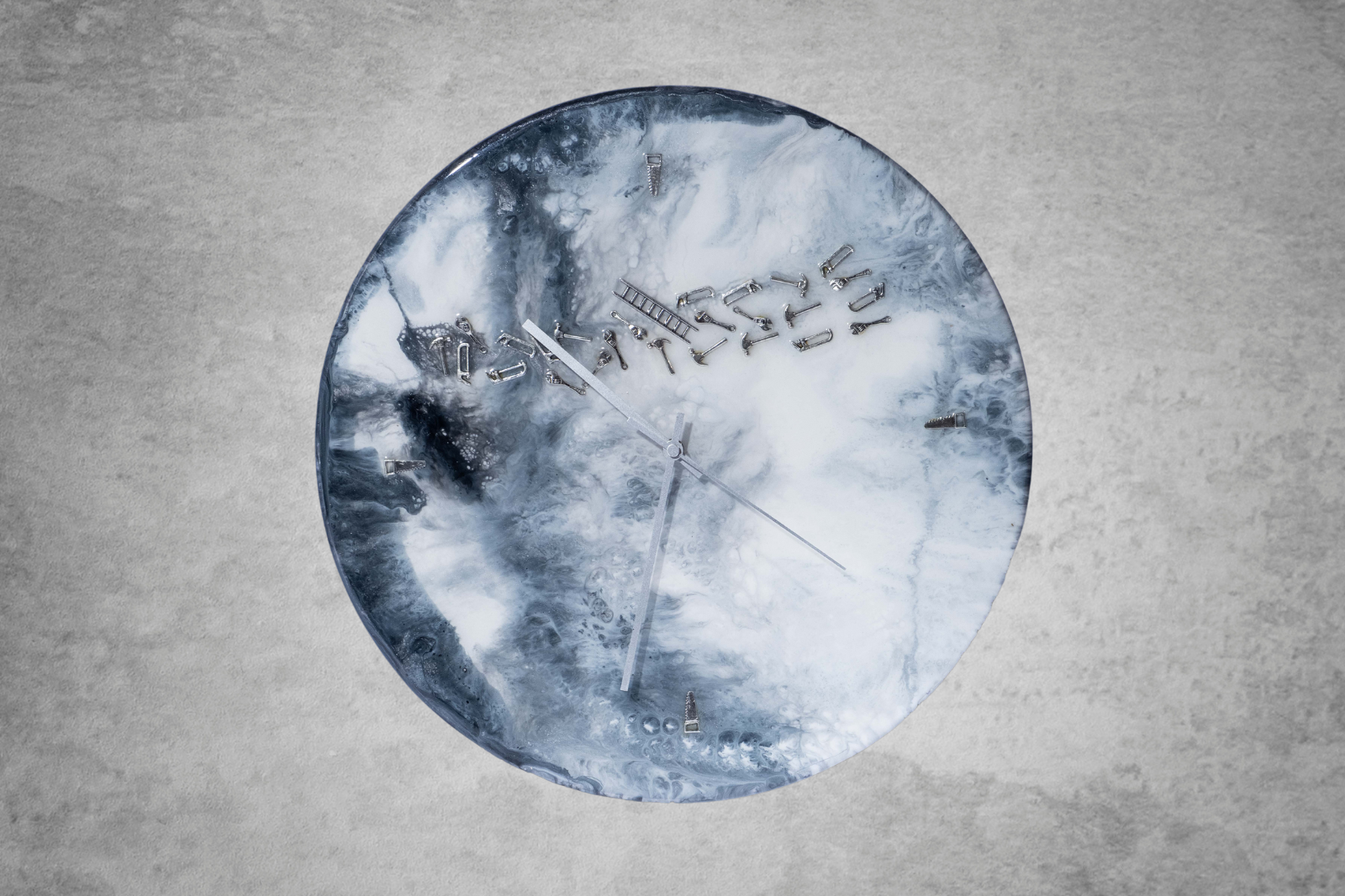 Tools Space Wall Clock